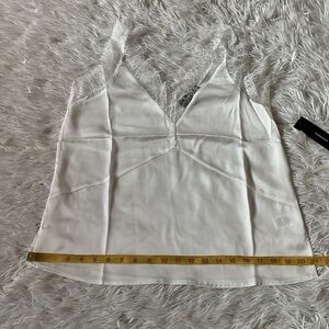 Lulus | Tops | Lulus Womens Forever Flirty White Lace Cami Top In White ...